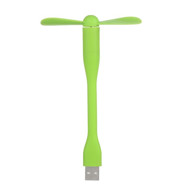 Mini ventilator USB din silicon, flexibil, verde - eMAG.ro