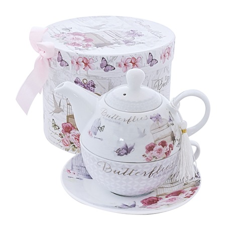 Ceainic Tea for One Butterflies, 400ml - eMAG.ro