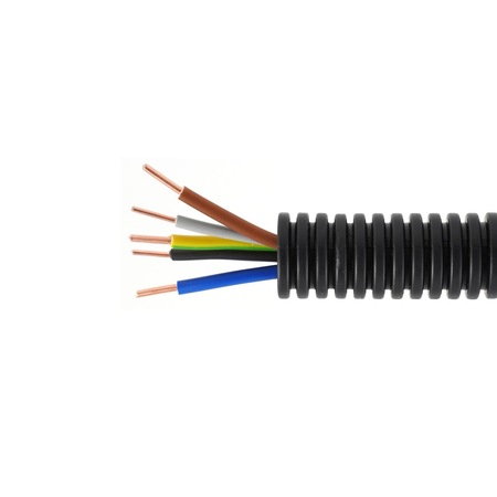 Tub flexibil copex precablat, DAXFLEX, 20mm, 3G2.5+2G1, 5(FY), 100m ...