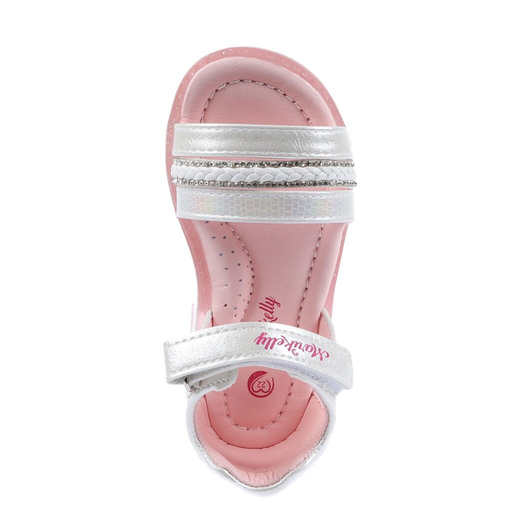 Sandale pentru copii, MARIKELLY, Poliuretan, Alb, 27 - eMAG.ro