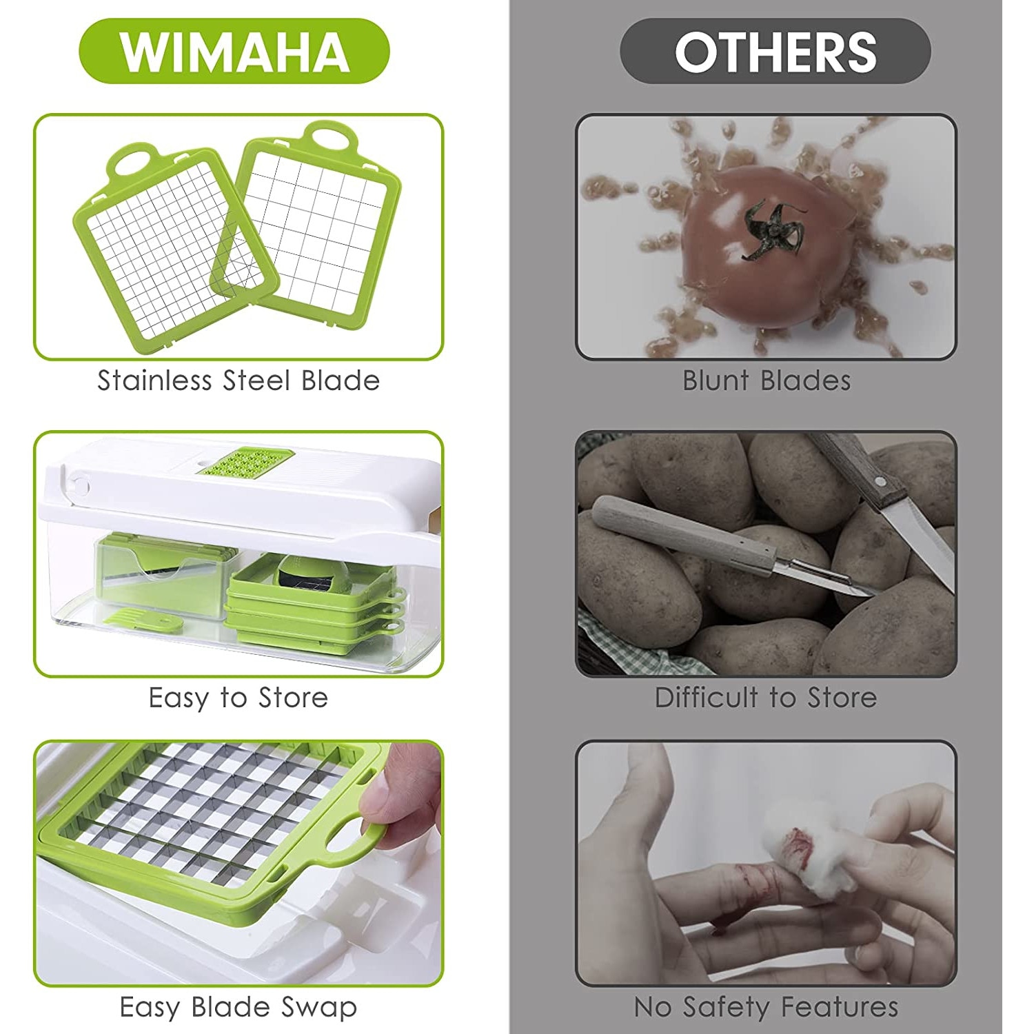 Feliator de legume multifunctional, Excitat, 14 accesorii, Alb - eMAG.ro