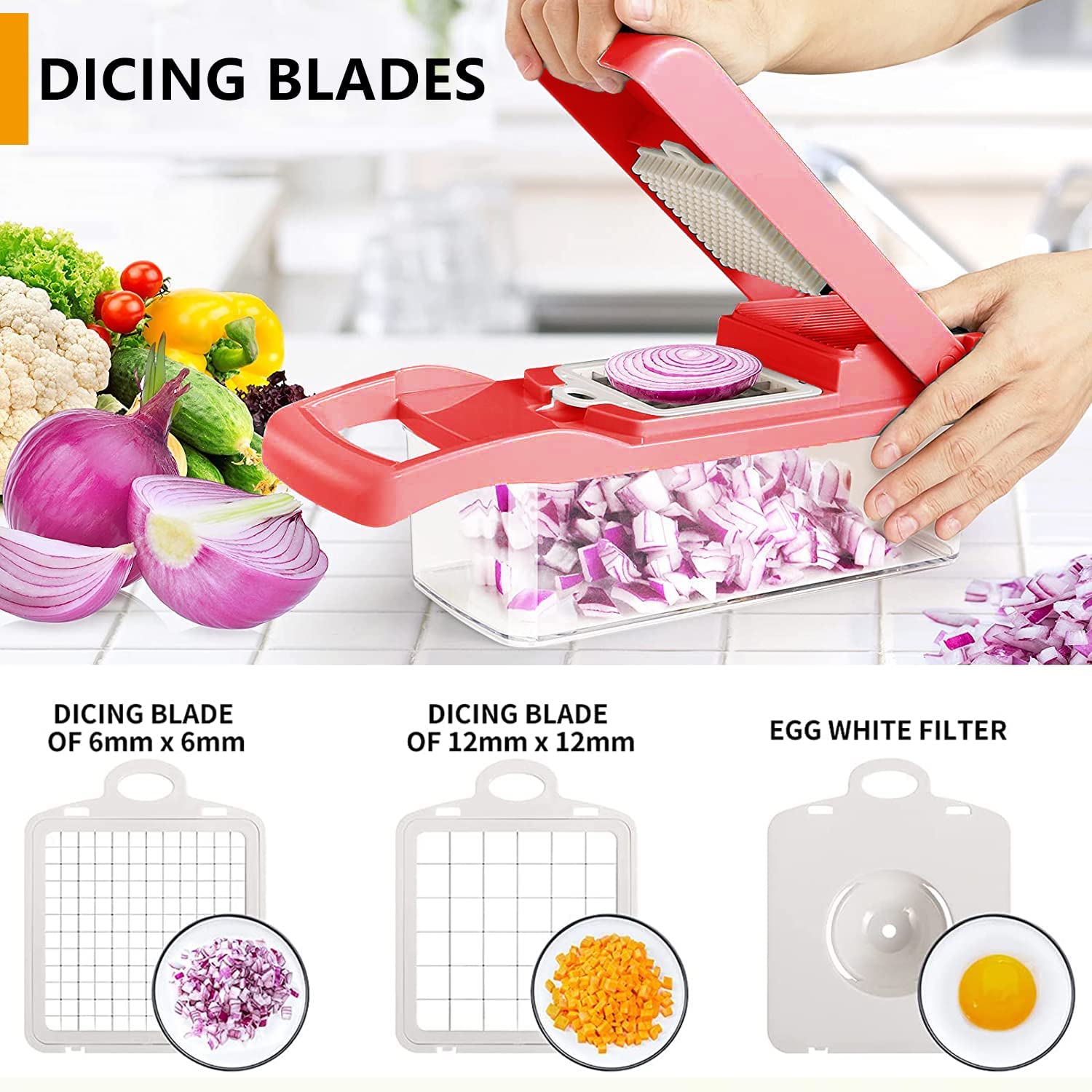 Feliator de legume multifunctional, Excitat®, Plastic, Roz, Razatoare ...