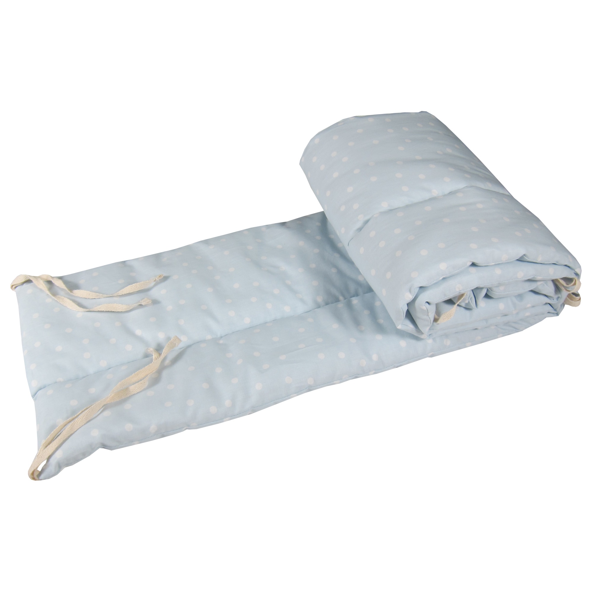Protectie laterala patut, matlasata, 180x30cm, bumbac certificat Oeko ...