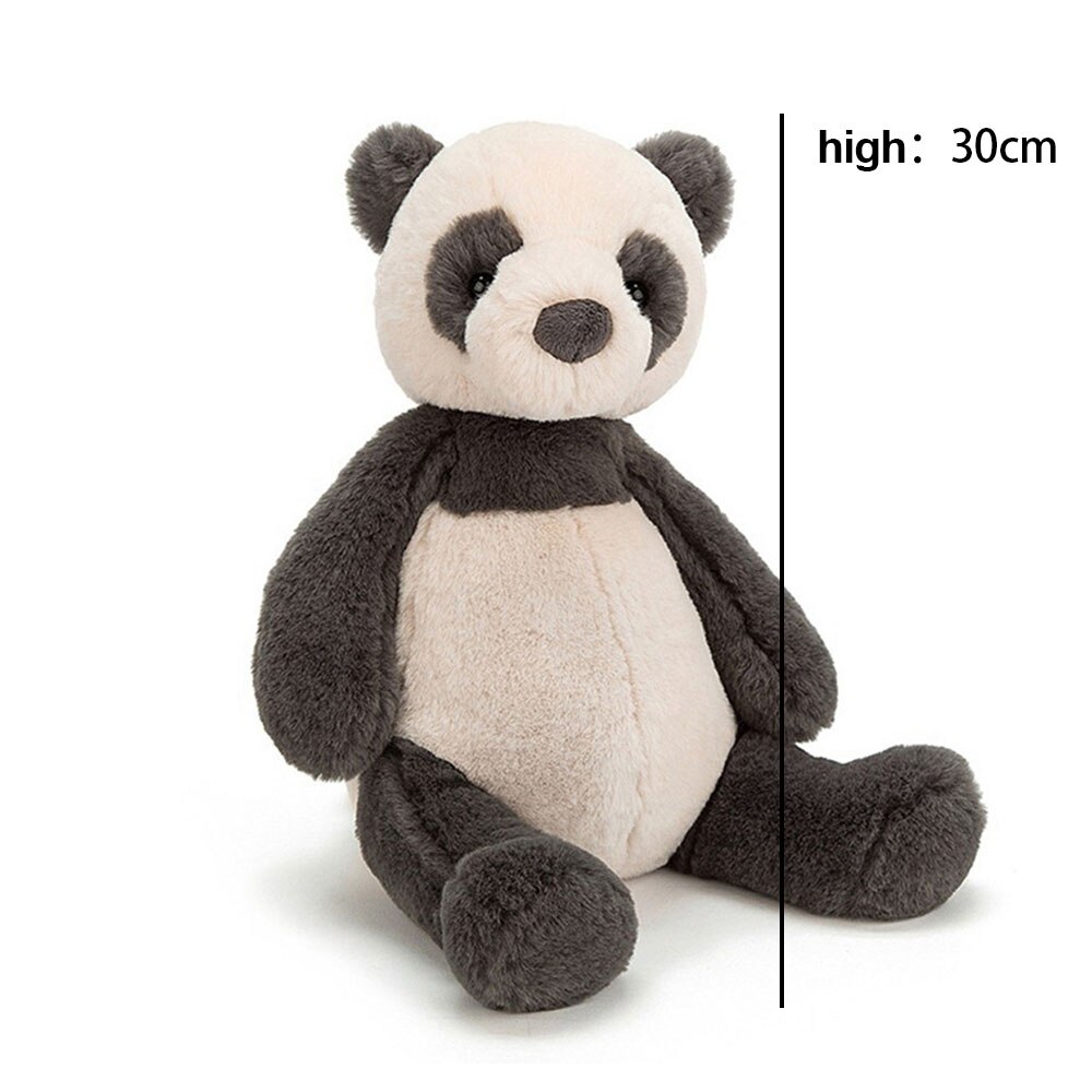 Jucarie urs panda, Plus, 30 cm, Negru/Crem - eMAG.ro