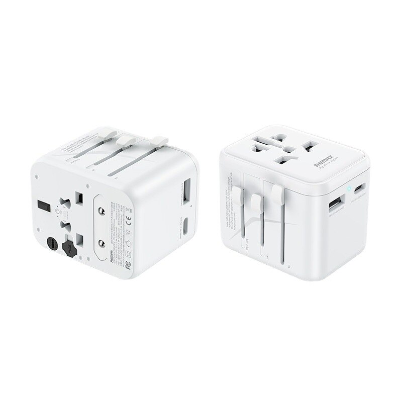 Adaptor Priza Universal de Calatorie, AEWOYAD, 2400 W, USB-A/Type-C ...