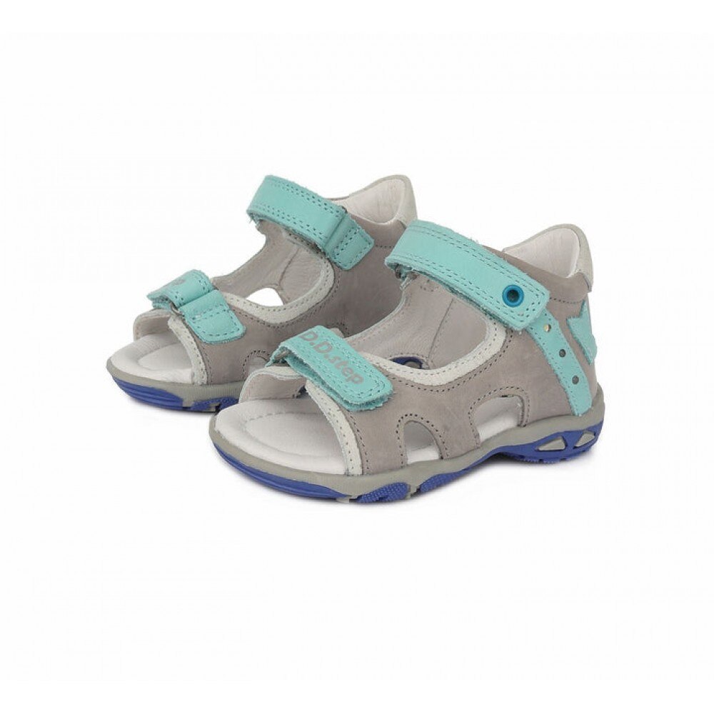 Кожени сандали DD Step LED AC290-101B за момче, 26, Сиви - eMAG.bg