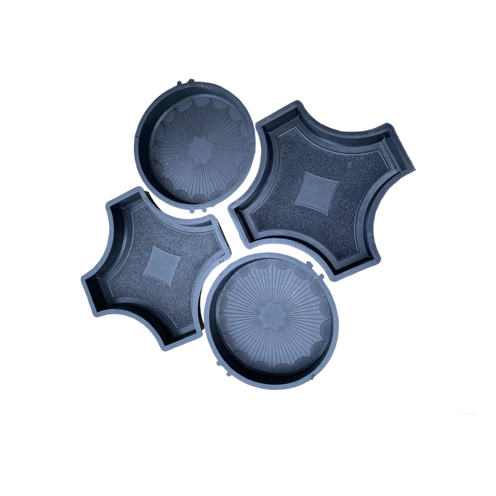 Set 4 Matrite Pavaj, Model Cerc, Trafic Greu / Pietonal, Reteta Inclusa ...