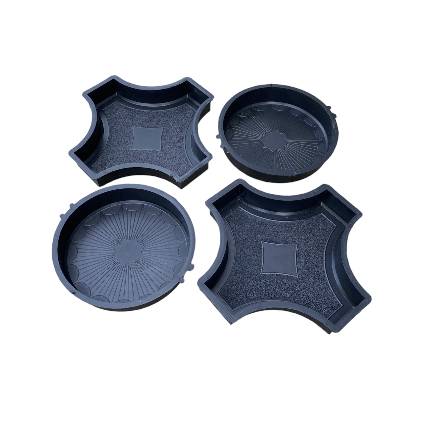 Set 4 Matrite Pavaj, Model Cerc, Trafic Greu / Pietonal, Reteta Inclusa ...