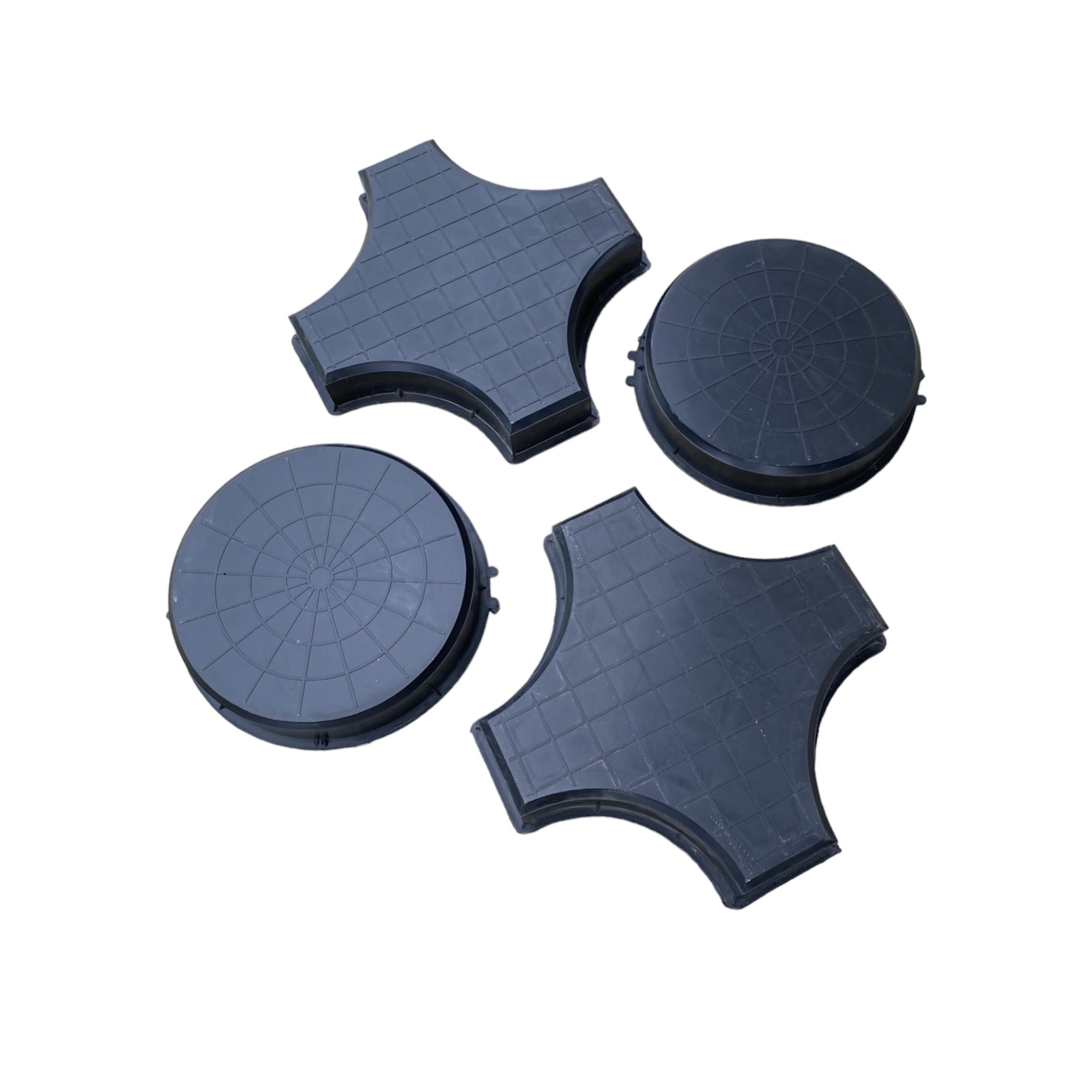 Set 4 Matrite Pavaj, Model Cerc, Trafic Greu / Pietonal, Reteta Inclusa ...