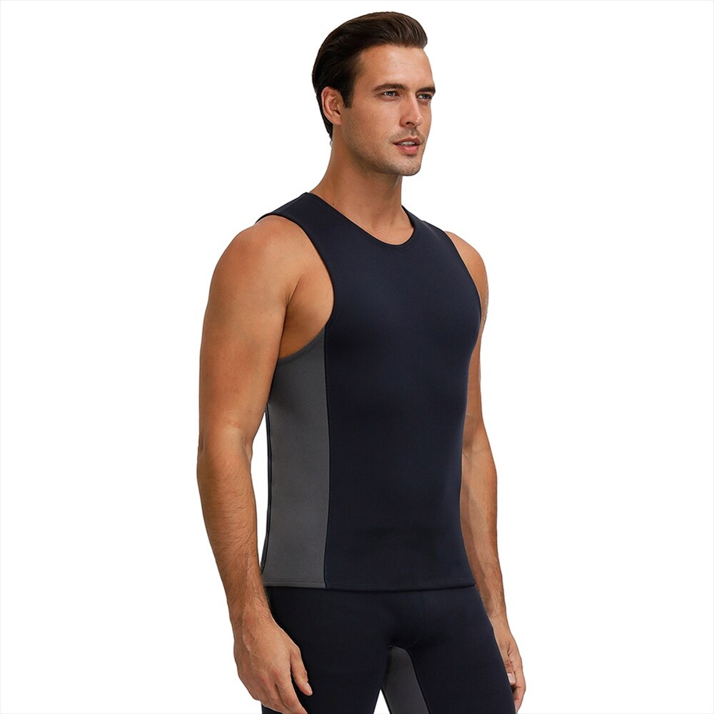 Maiou Fitness pentru slabit barbati, SlimBody, Neopren, Navy L EU - eMAG.ro