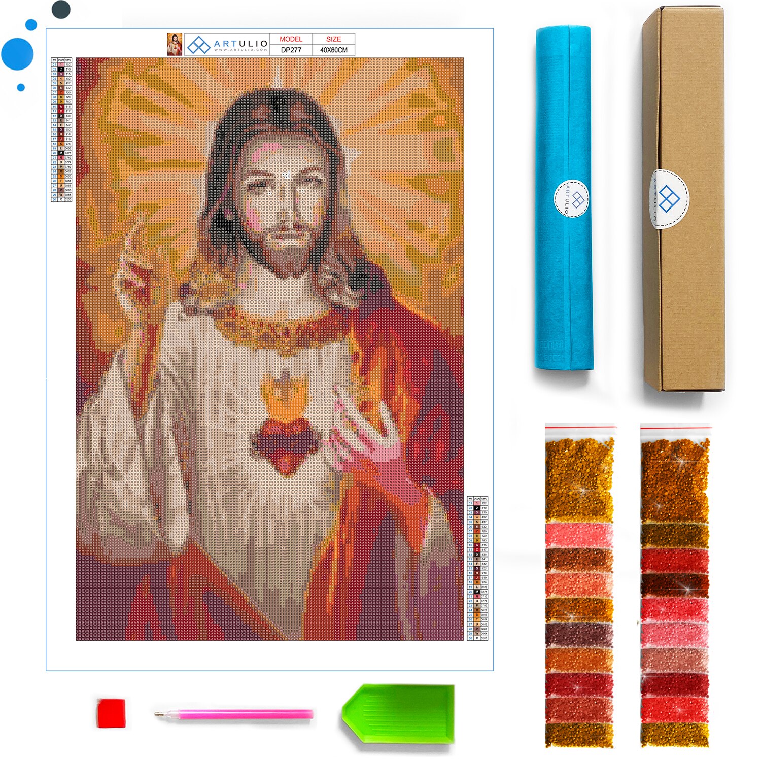 Set de broderie cu diamante, pictura 5D, ARTULIO Diamond Painting ...