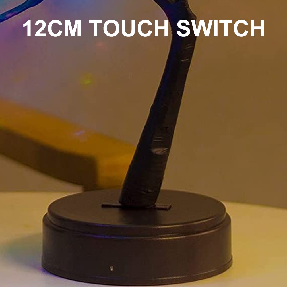 Veioza, Tip copac, LED, USB, Maro/Portocaliu - eMAG.ro