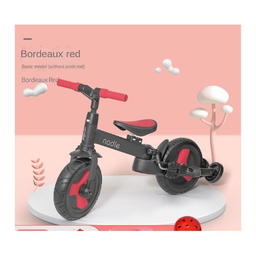 Bicicleta De Echilibru 3 In1, At Performance, Pliabila, Multifunctionala, Pedale Detasabile ...