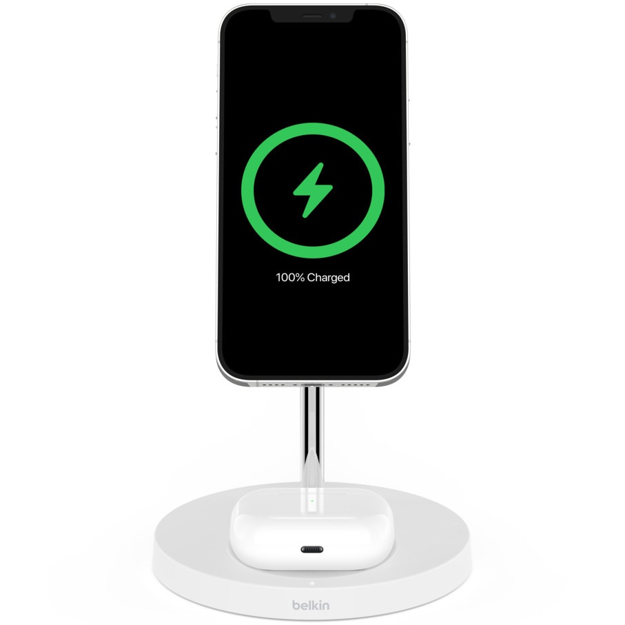 Belkin Vezeték nélküli töltő, Boost Charge Pro, 2 az 1-ben, iPhone ...