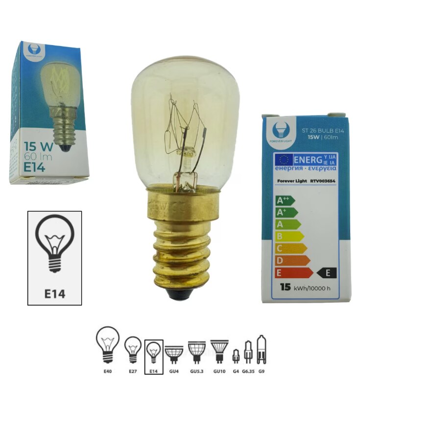 Bec filament T26, putere 60lm si 2700K, dulie E14, lumina calda - eMAG.ro