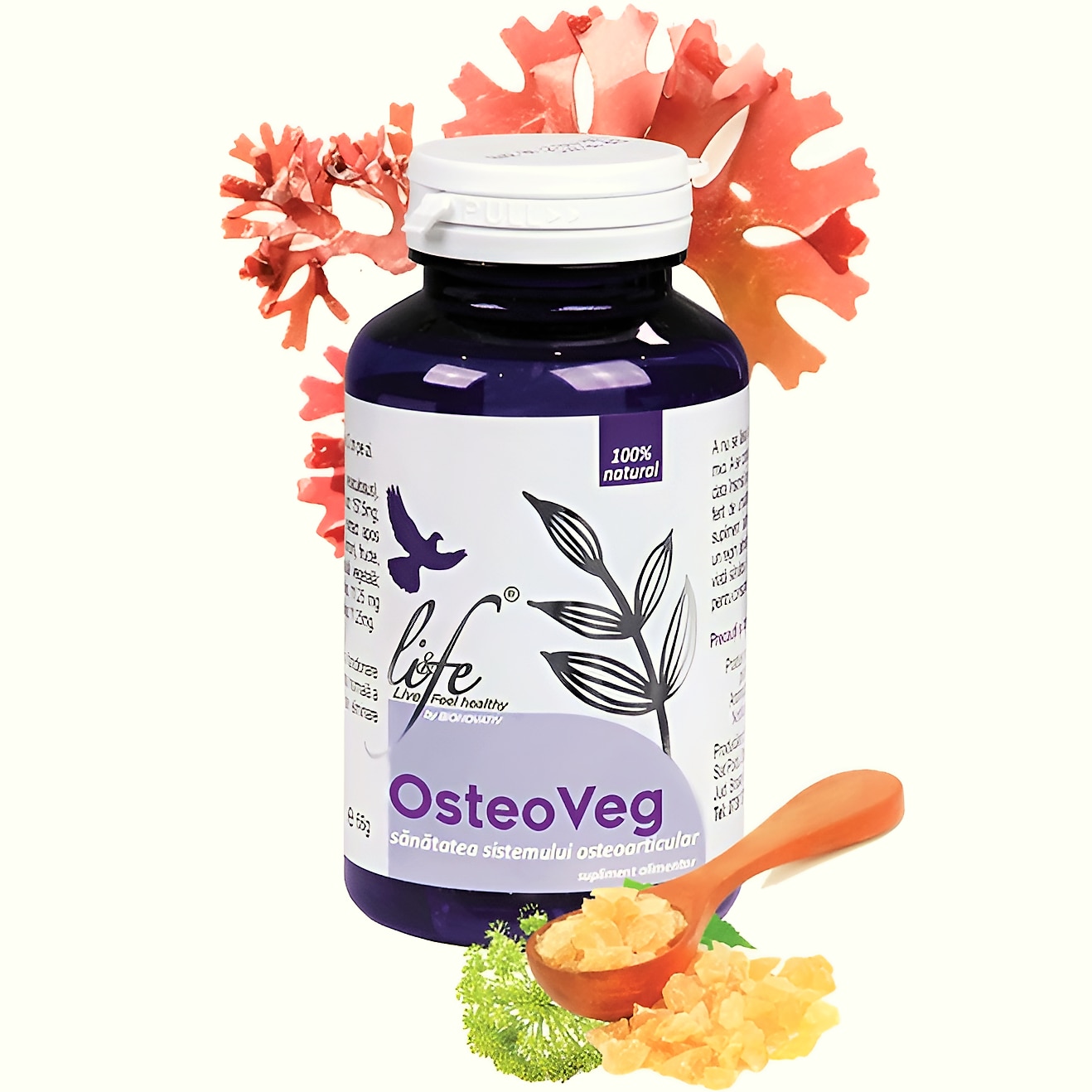 OsteoVeg supliment sanatatea sistemului osteo-articular, 120cps ...