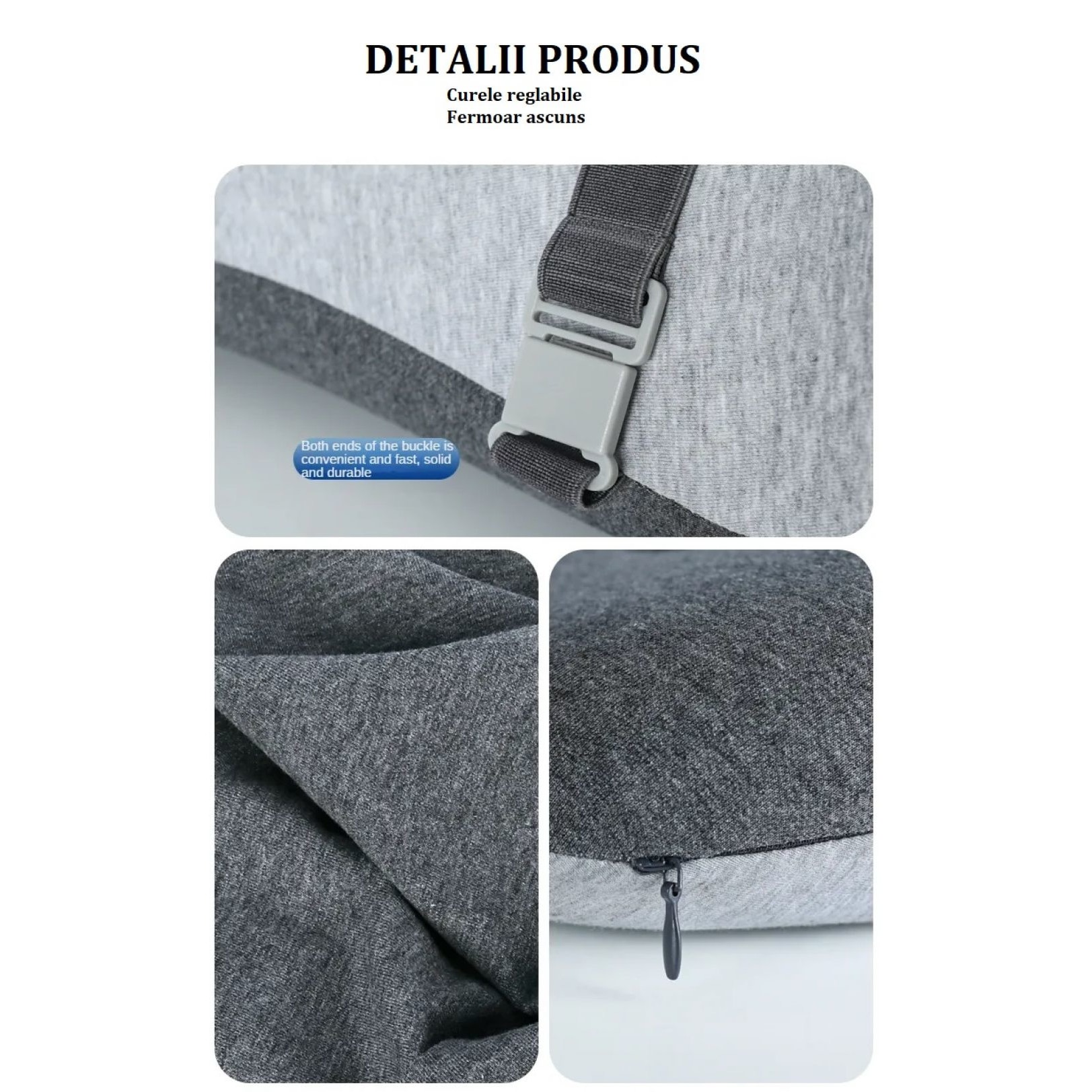 Perna ortopedica lombara, cu suport extra 3D, Forma ergonomica, spuma ...