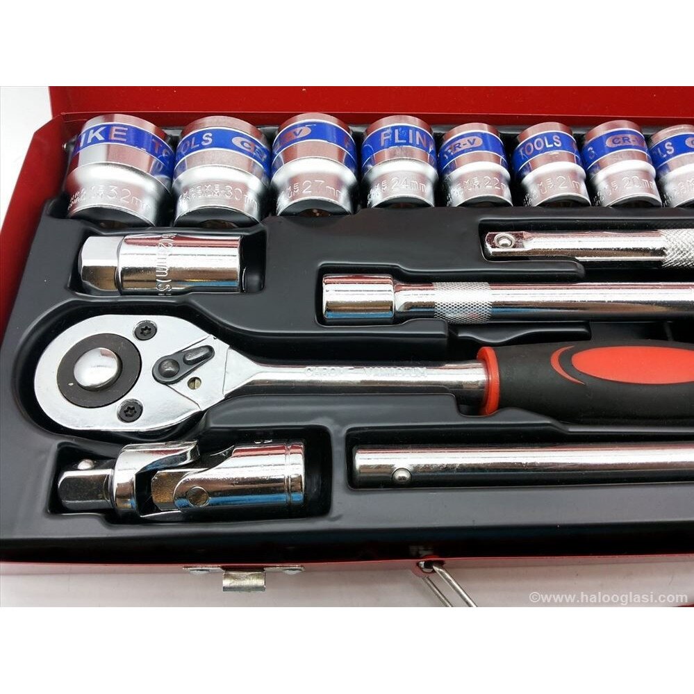 Set de chei tubulare Flinke 24 piese FK-2401 - eMAG.ro