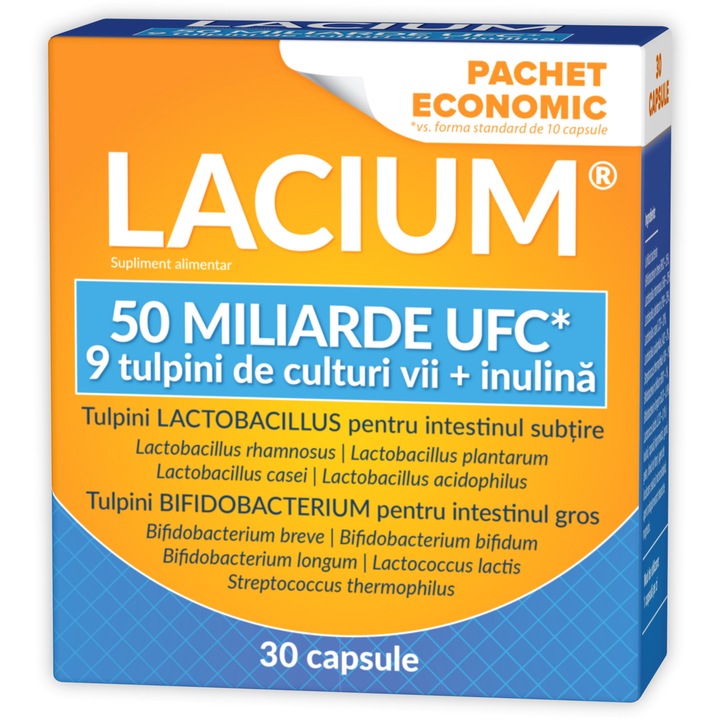 Lacium 50 miliarde UFC, 30 capsule - eMAG.ro