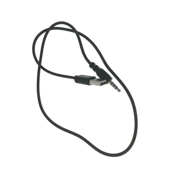 Cablu de alimentare 1m, conectori USB - Jack 3.5mm, negru - eMAG.ro