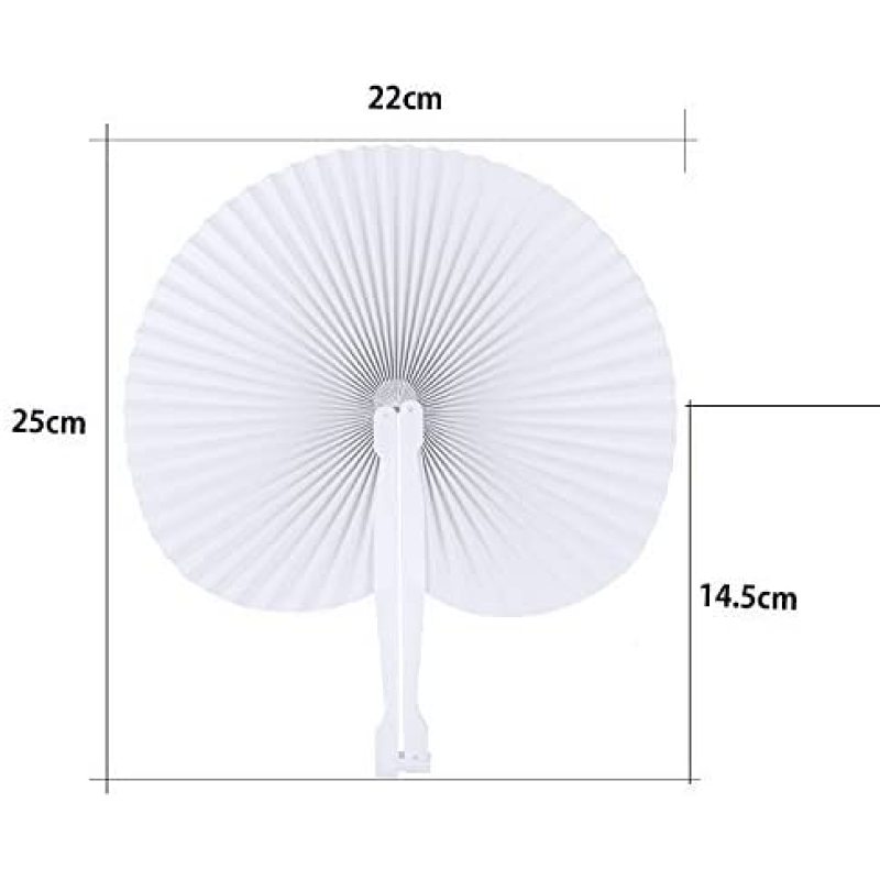 Set 24 evantaie decorative, Hartie, 16g, Alb - eMAG.ro