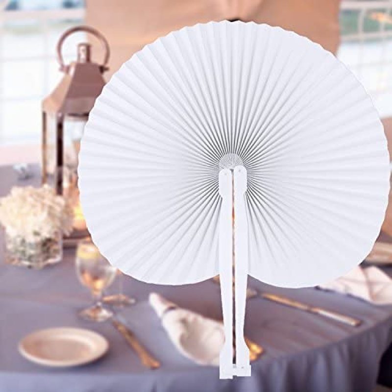 Set 24 evantaie decorative, Hartie, 16g, Alb - eMAG.ro