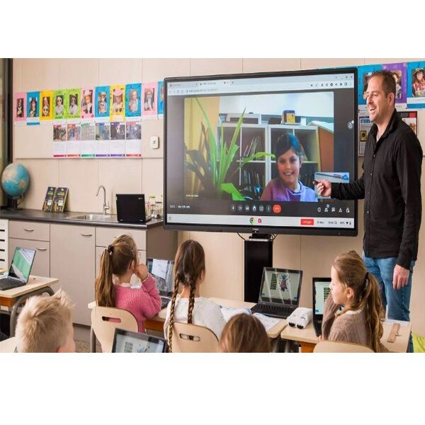 Display Interactiv CTOUCH Riva R2 cu diagonala de 65'', rezolutie 4K ...