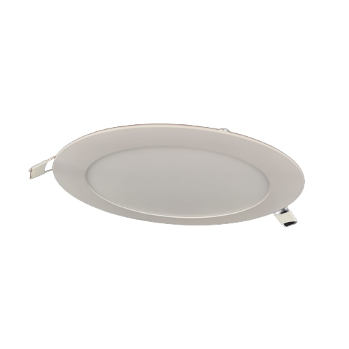 Süllyesztett LED panel 12W, 6500K, QUARK, 168mm kerek gipszkarton ...