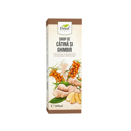 Sirop de Catina si ghimbir Dorel Plant 200 ml - eMAG.ro