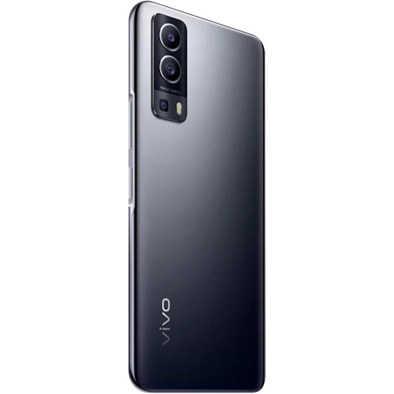 Мобилен телефон Vivo Y52, Dual SIM, 128GB, 4GB RAM, 5G, Shiny Black - eMAG.bg