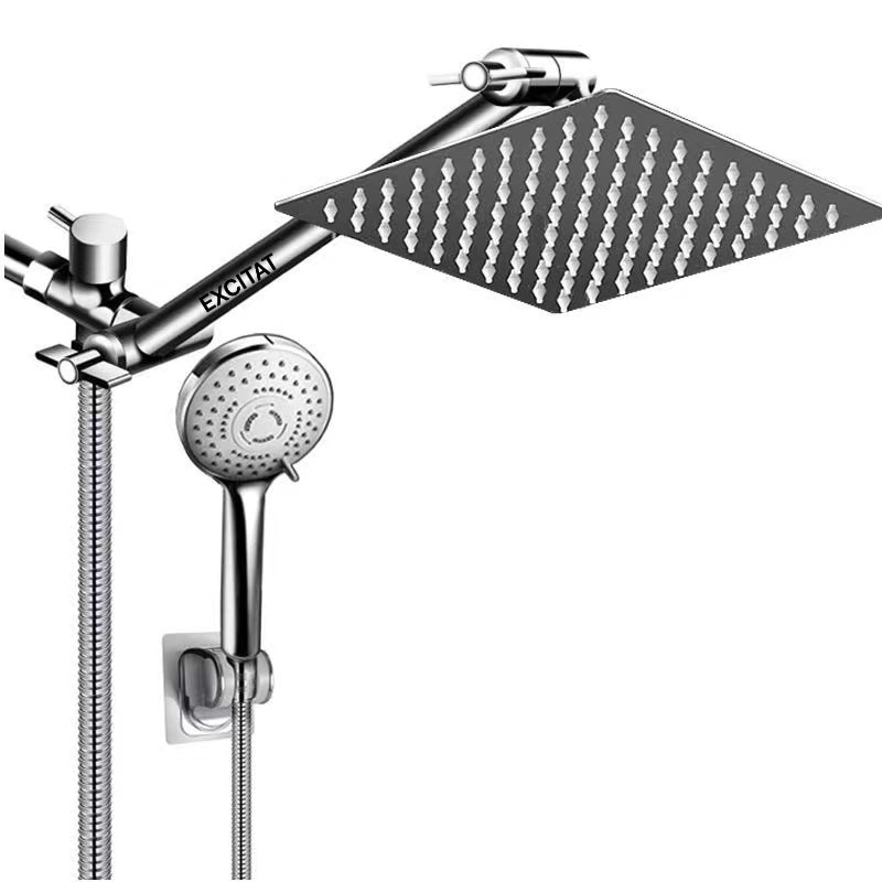 Set de dus baie, EXCITAT, cu dus fix si suport glisant, economisire apa ...