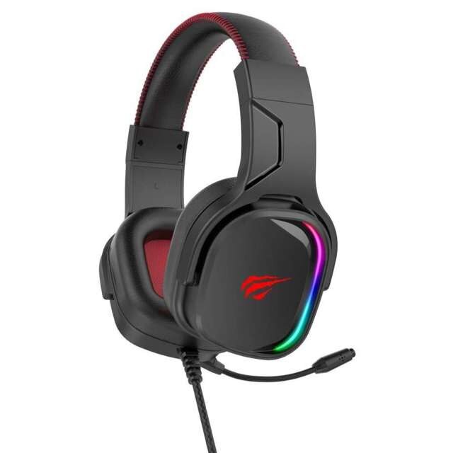 Casti cu microfon Gaming cu fir GAMENOTE RGB 7.1 Mufa USB si Jack 3.5mm ...
