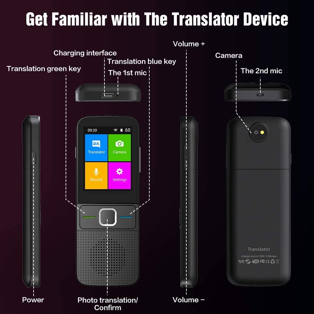 Kétirányú vokális digitális intelligens fordító VisionHub, több mint ...