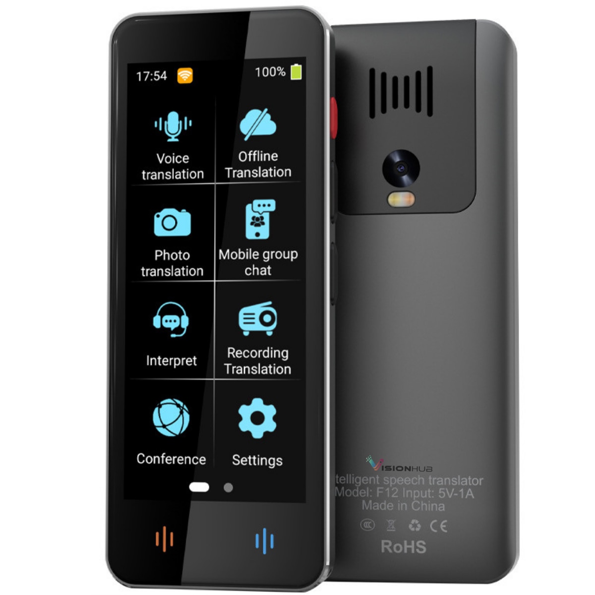 Translator inteligent Vocal Digital Bidirectional cu peste 138 Limbi ...