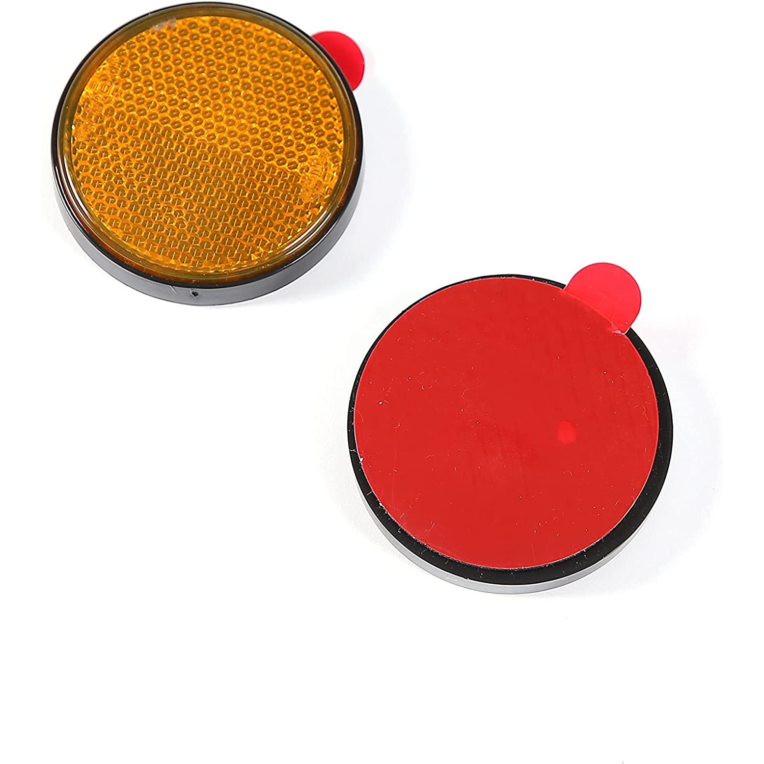 Reflectoare rotunde autoadezive, Galben - eMAG.ro