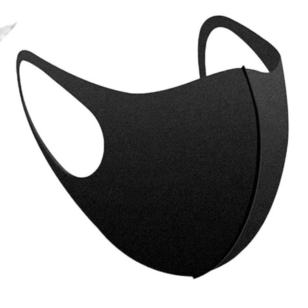 Set 10 masti de protectie, Textil, Reutilizabil, Negru - eMAG.ro