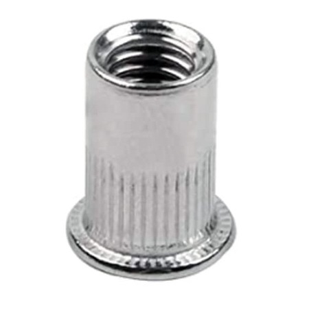 Set 100 piulite mobila, Metal, M6, Argintiu - eMAG.ro