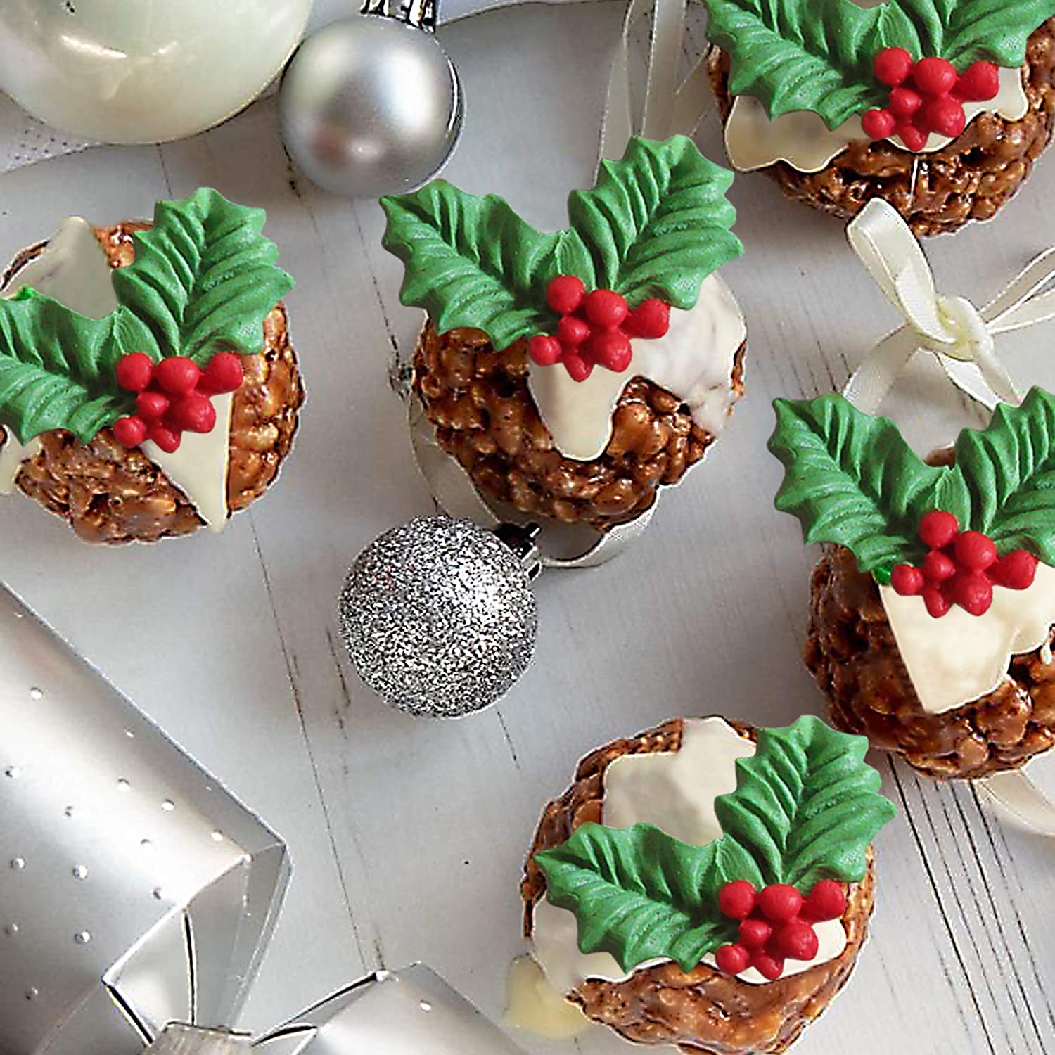 Set 2 forme frunze, Silicon, Crem - eMAG.ro