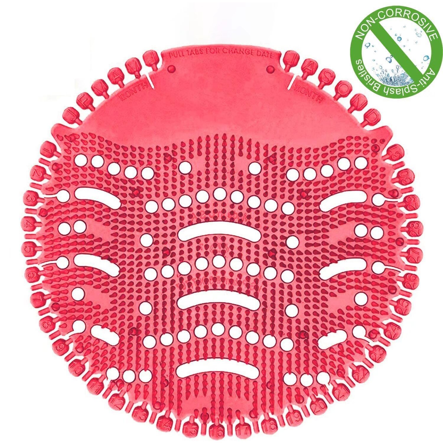 Set 9 filtre pentru pisoar, Cu parfum, Rosu - eMAG.ro