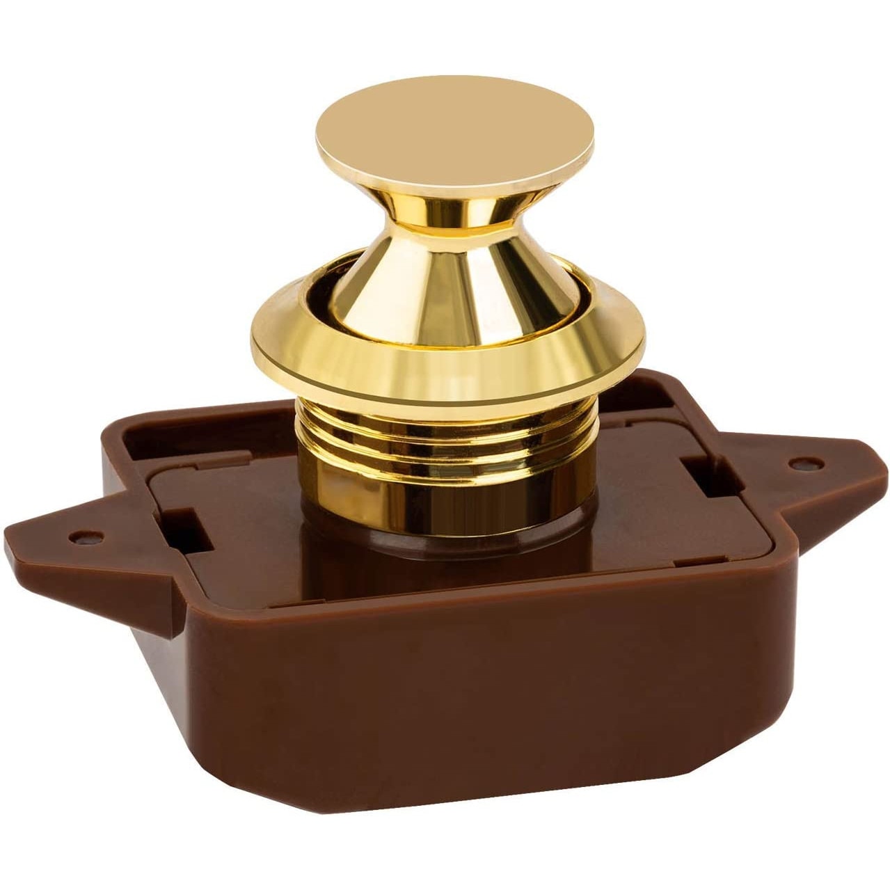 Set 5 Butoane usa, Metal, Maro/Auriu - eMAG.ro