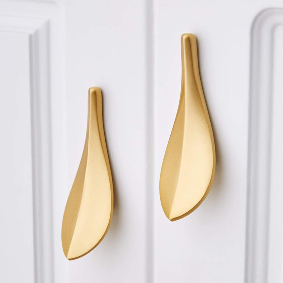 Set 4 manere dulap, Metal, Cu model, Auriu - eMAG.ro