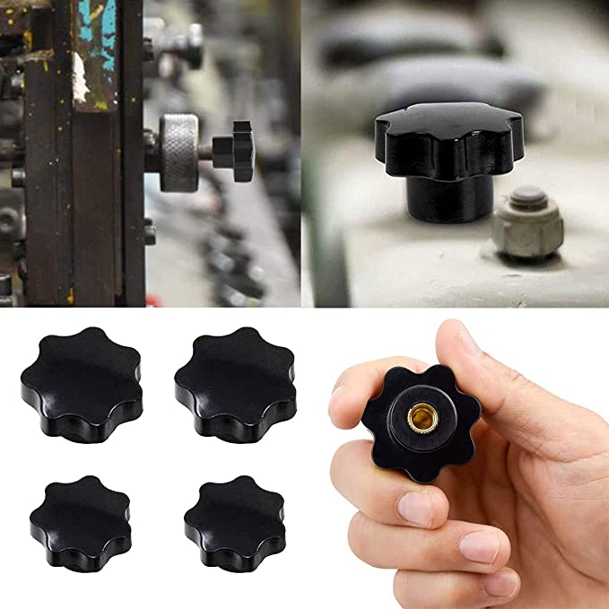 Butoane cu clema, Lemn/Cupru, 20buc, Negru - eMAG.ro