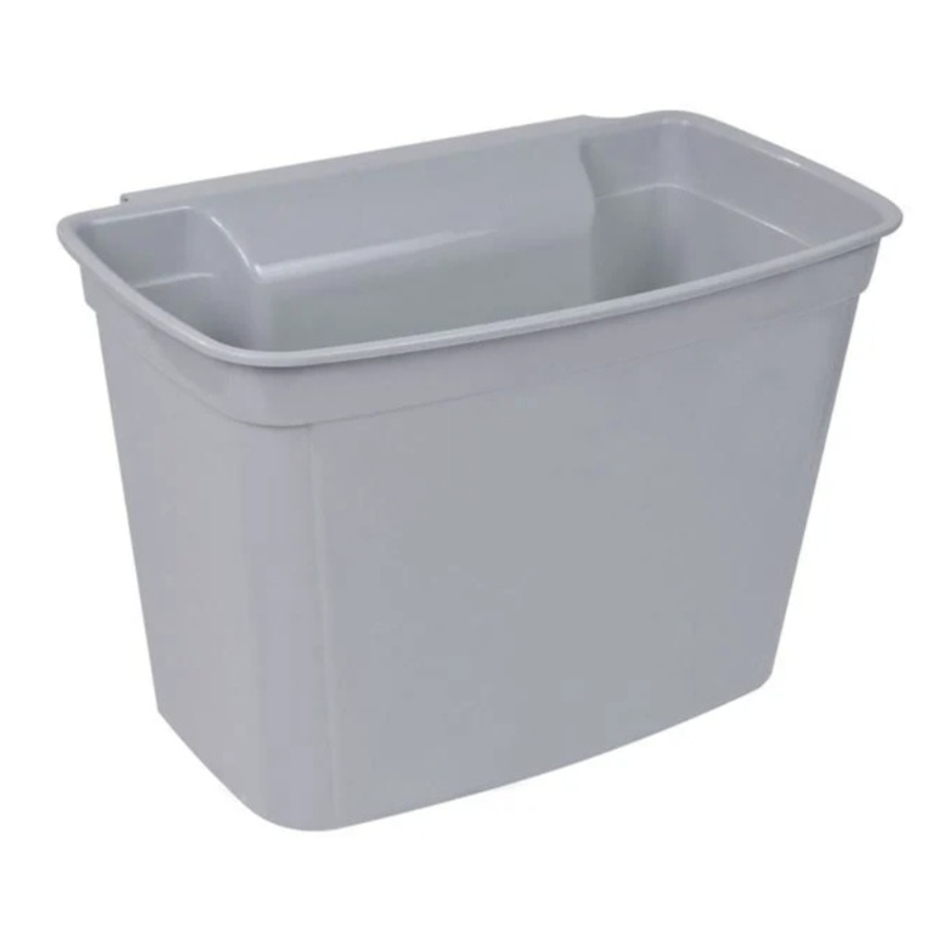 Cos de gunoi, suspendat, plastic, gri,28 x 22,5 x 23,5 cm - eMAG.ro
