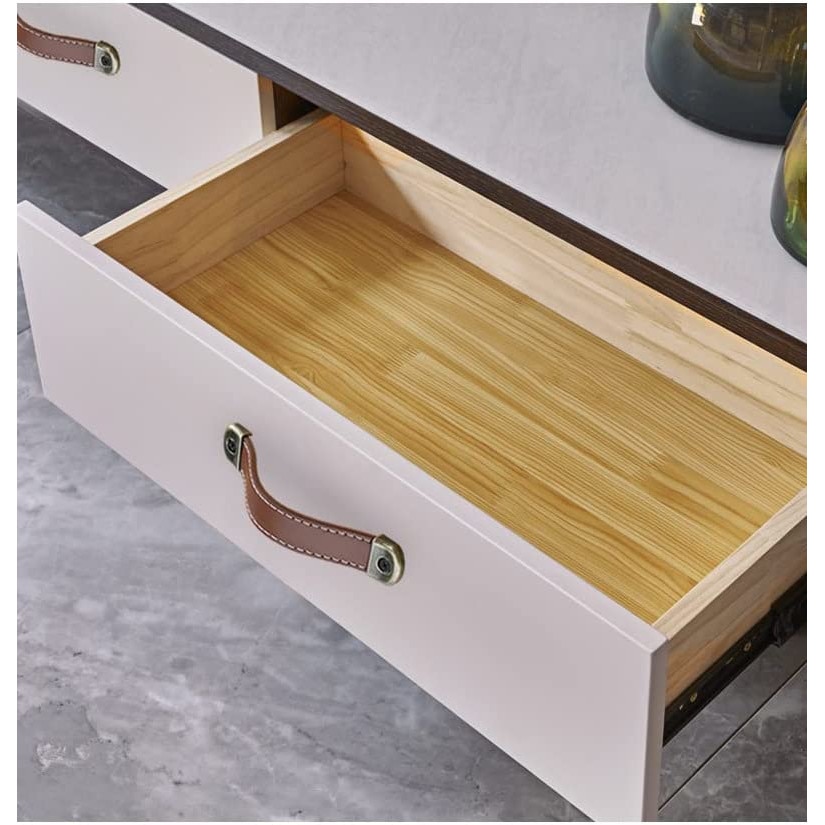 Set 6 manere mobila, Piele naturala, Maro - eMAG.ro