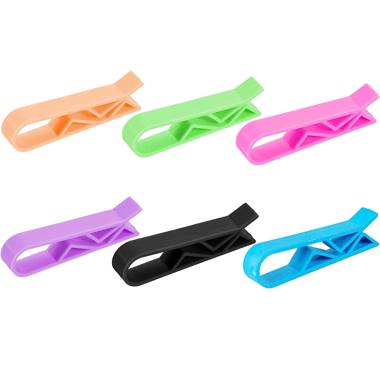 Set 20 clipsuri cos de gunoi, Plastic, 5.7x1.5x1 cm, Multicolor - eMAG.ro