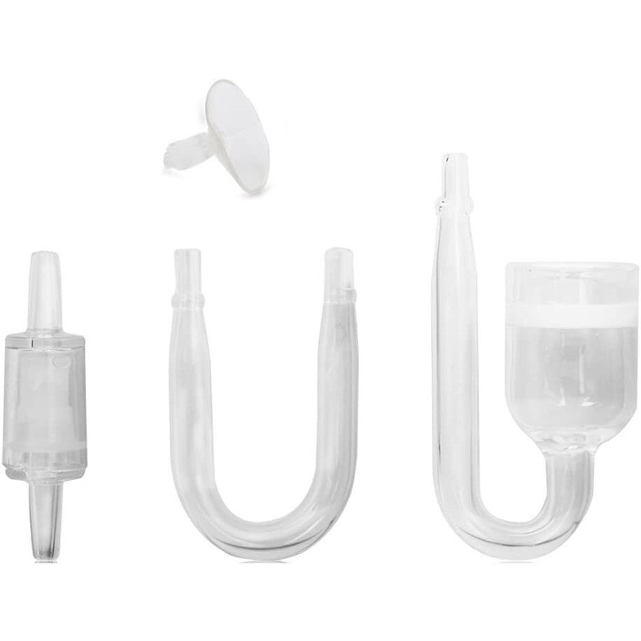 Set de 4 bucati rezervor de acvariu, Plastic, Transparent - eMAG.ro