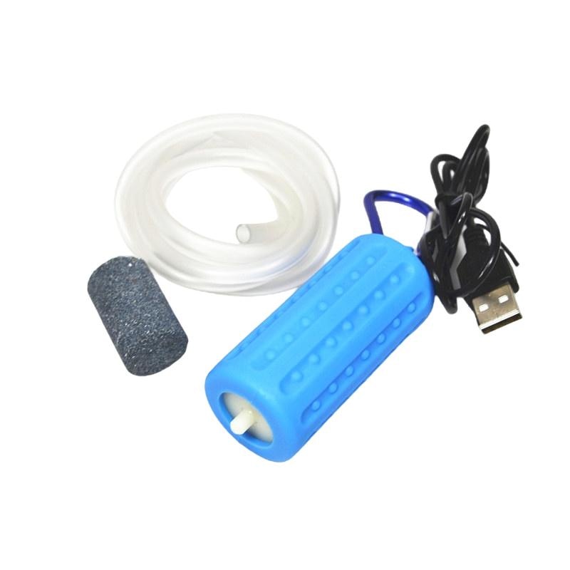 Pompa de aer pentru acvariu, Port USB, 30x70 mm, Albastru - eMAG.ro