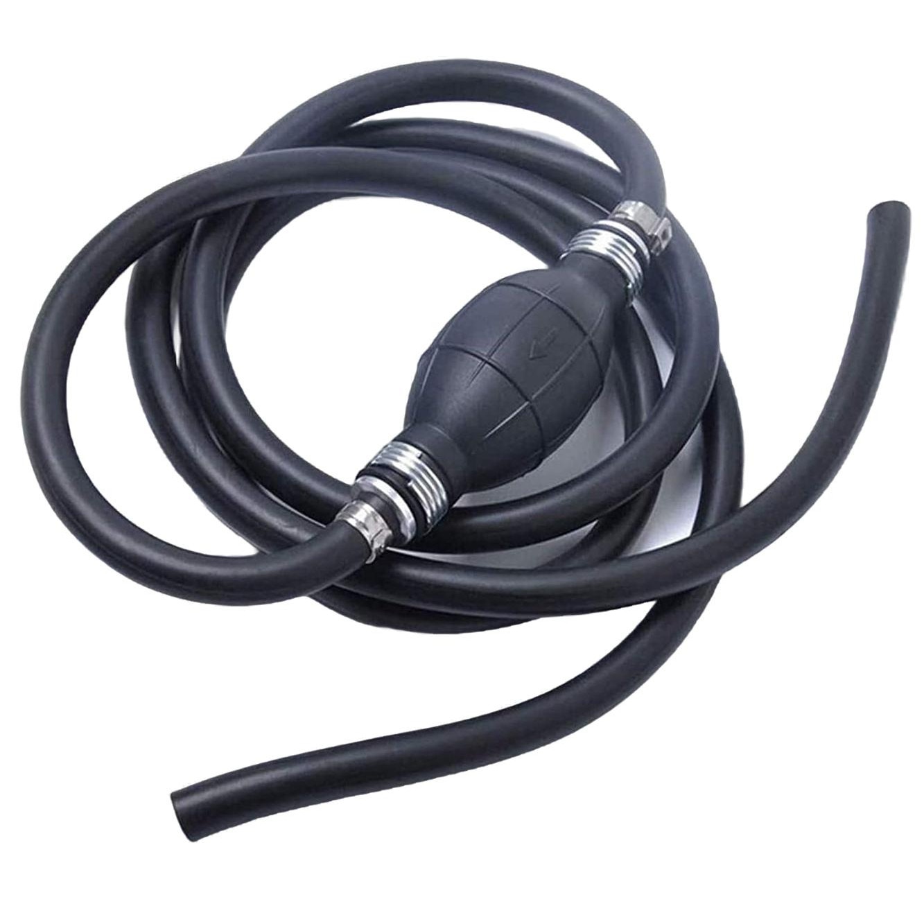 Pompa transfer lichide, Cauciuc/Aluminiu, 8 mm, Negru/Argintiu - eMAG.ro