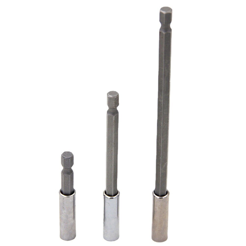 Set 3 buc tije hexagonale, Metal, 60/100/150mm, Argintiu - eMAG.ro