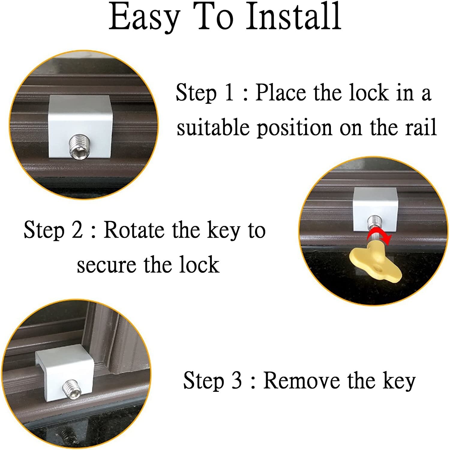 Set incuietoare de siguranta, 16 mm, 4 bucati - eMAG.ro